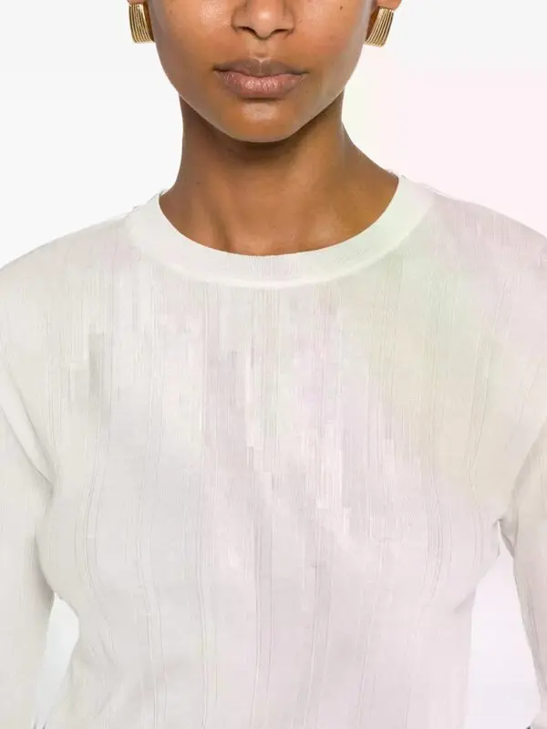 THE ROW Dantea Long-sleeved Crew-neck T-shirt
