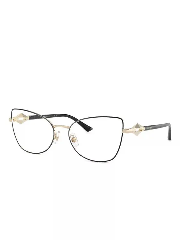 JIMMY CHOO Crystal-embellished Cat-eye Glasses
