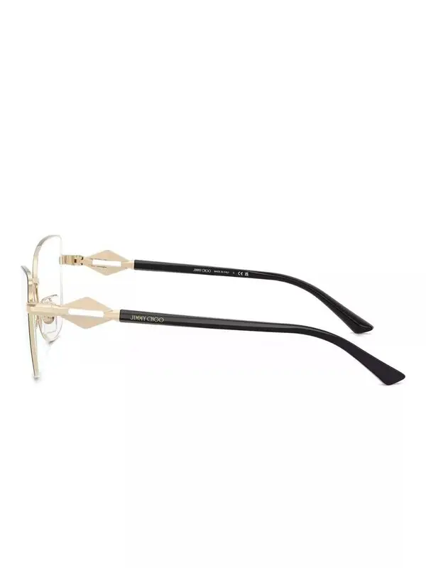 JIMMY CHOO Crystal-embellished Cat-eye Glasses