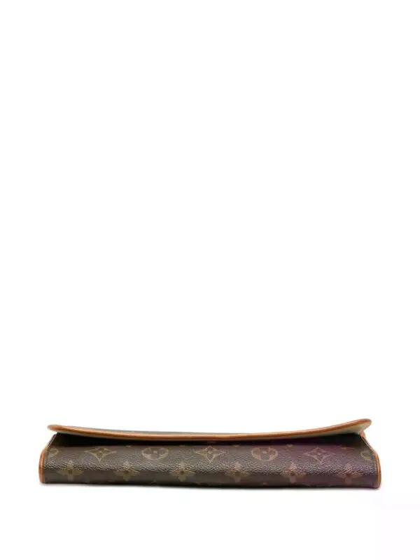 LOUIS VUITTON Monogram Pochette Twin Gm Crossbody Bag - Brown