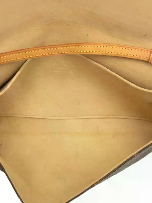 LOUIS VUITTON Monogram Pochette Twin Gm Crossbody Bag - Brown