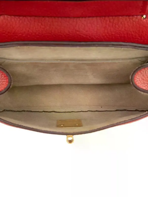Chloé Mini Drew Leather Crossbody Bag - Red