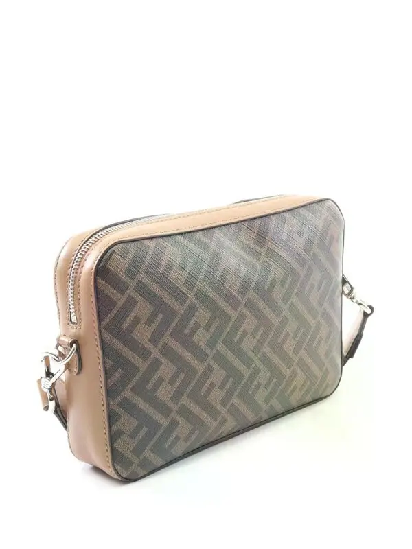 Fendi Zucca Coated Canvas Diagonal Camera Bag - Brown