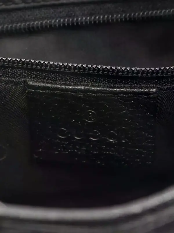 Gucci Gg Canvas Jackie Shoulder Bag - Black