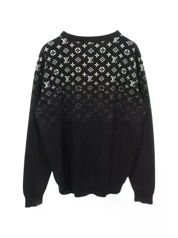 LOUIS VUITTON Gradient Monogram Crew Neck Sweater