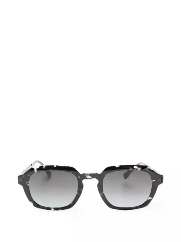 Mykita Kabal Geometric Frame Sunglasses - Black