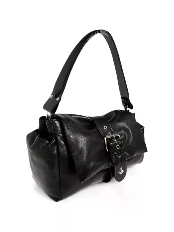 VIVIENNE WESTWOOD Hazel Orb Plaque Tote Bag - Black