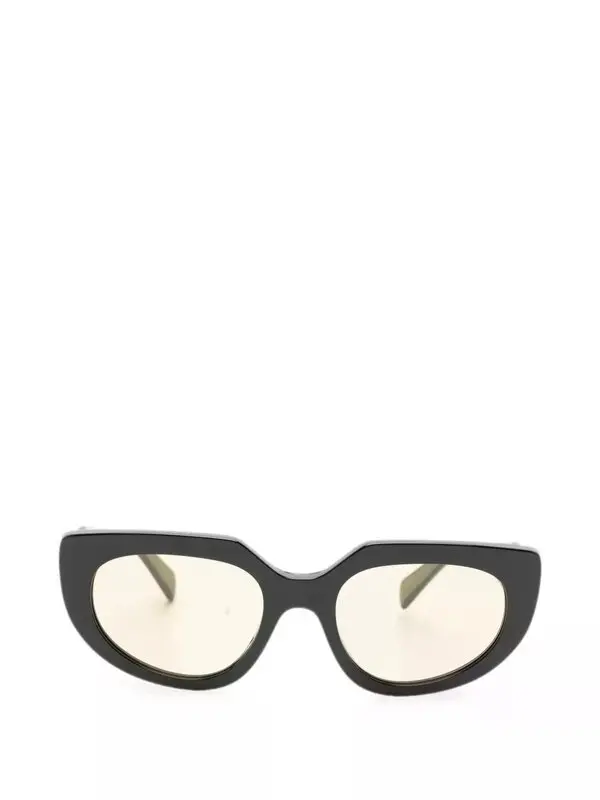 Prada Geometric Frame Sunglasses - Black