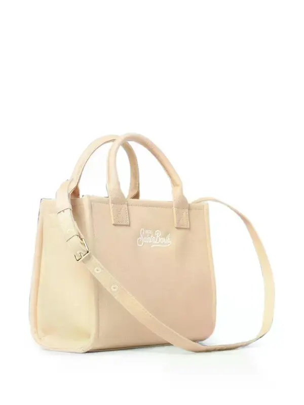 MC2 SAINT BARTH Logo Embroidered Tote Bag - Neutrals