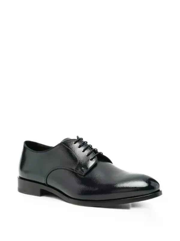 DOUCAL'S Patent Leather Derby Shoes