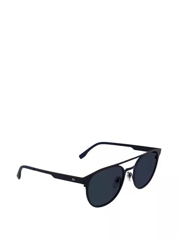 Lacoste Double-bridge Round-frame Sunglasses