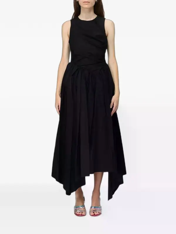 MSGM Draped Asymmetric Dress