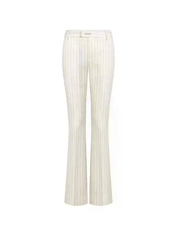 DONDUP Pinstriped Flared Trousers