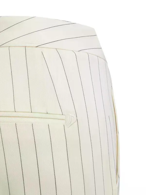 DONDUP Pinstriped Flared Trousers