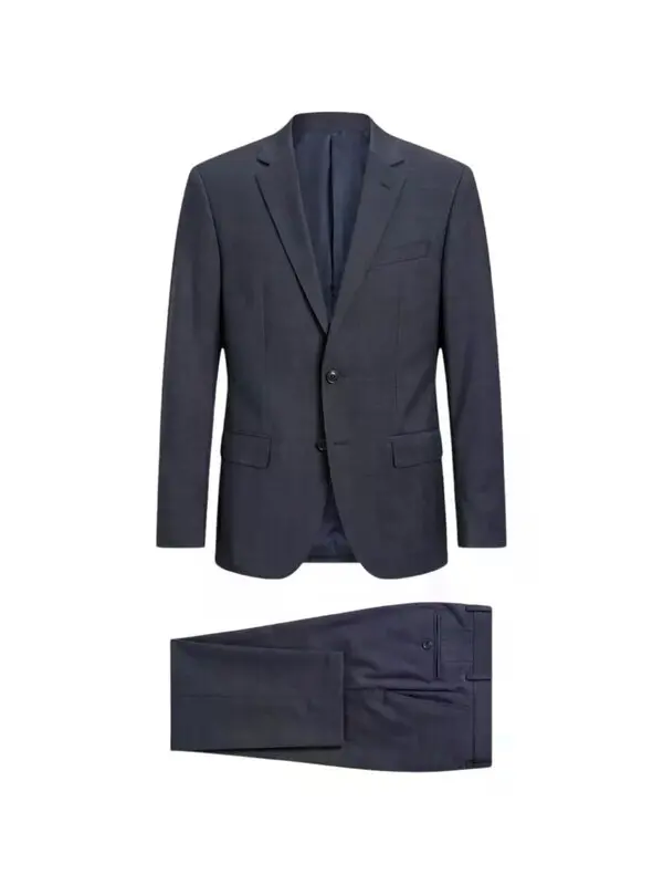 BOSS Checked Wool-blend Suit