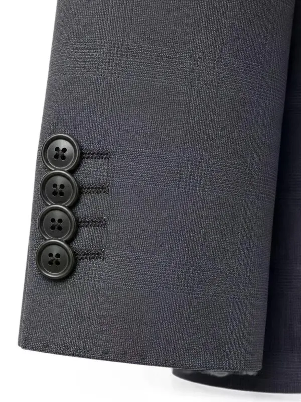 BOSS Checked Wool-blend Suit