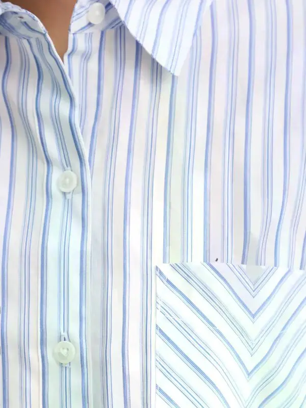 Rag & Bone Lucia Striped Shirt - White