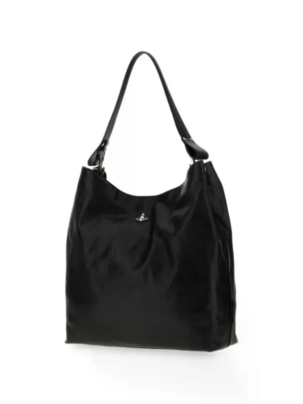 VIVIENNE WESTWOOD Large Lottie Leather Shoulder Bag
