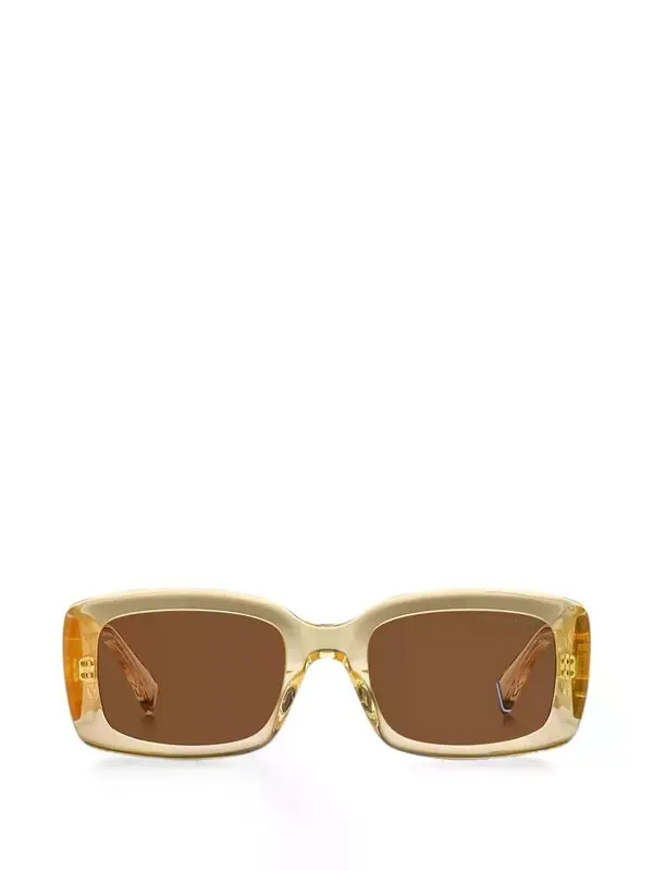Tommy Hilfiger Rectangle Frame Sunglasses With Logo Plaque