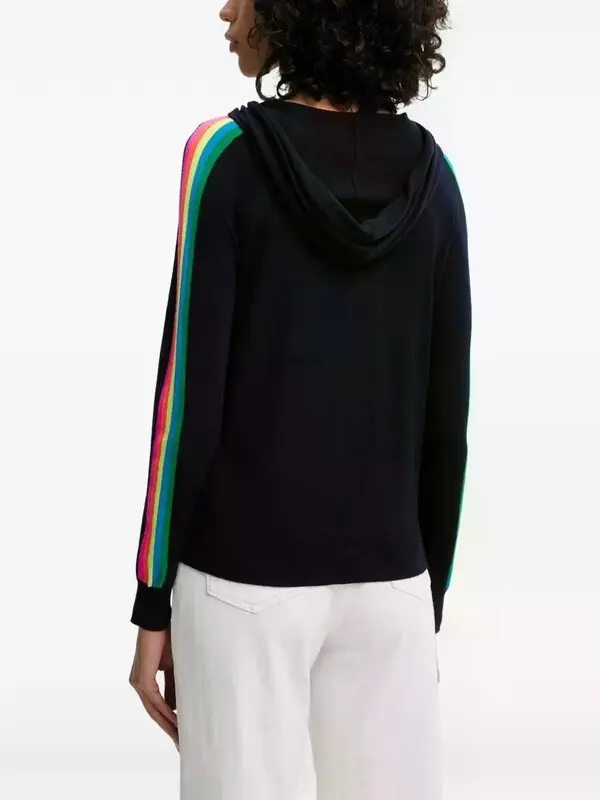 From Future Side-stripe Zip-up Hoodie
