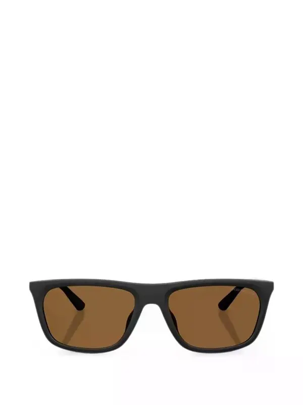 Emporio Armani Rectangle Frame Sunglasses - Black