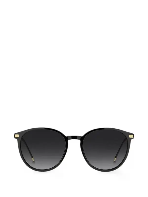 BOSS Oval Frame Sunglasses - Black
