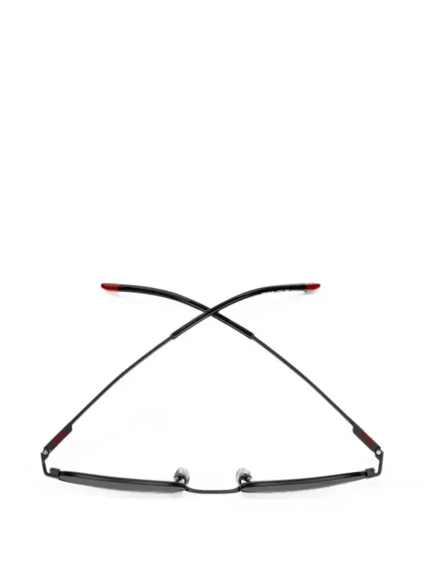 BOSS Matte-finish Geometric-frame Sunglasses
