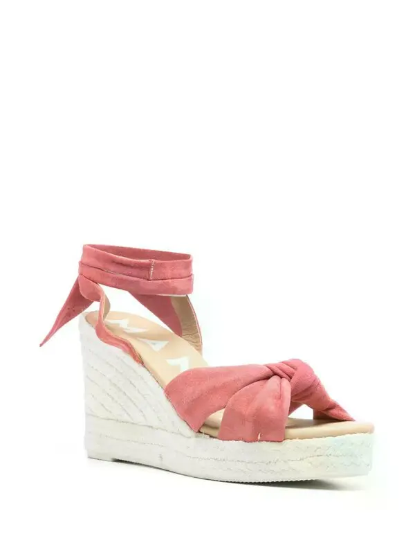 Manebí 100mm Suede Wedge Espadrilles