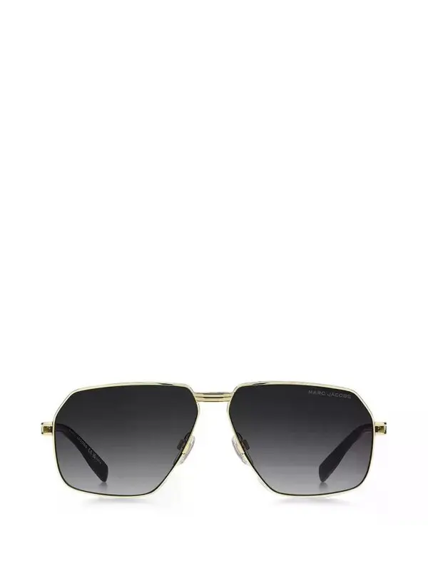 Marc Jacobs Geometric Frame Sunglasses - Gold