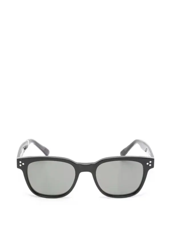 SNOB Square Frame Sunglasses - Black