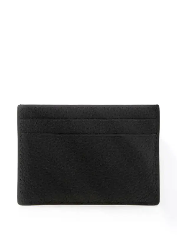 TOM FORD Leather Card Holder - Black