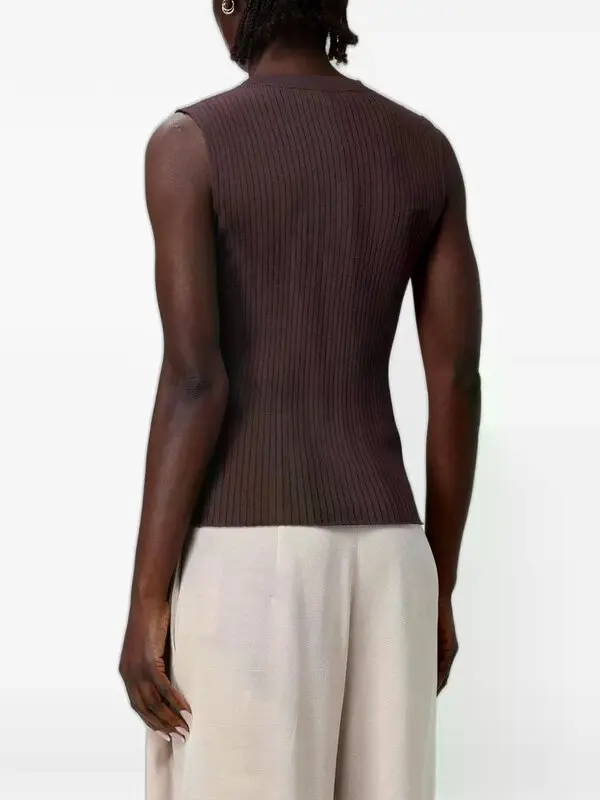 Antonio Marras Ribbed Knit V-neck Gilet