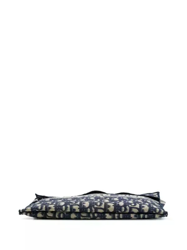 Dior Oblique Canvas Flat Crossbody Bag