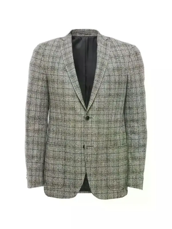 Corneliani Nino Danieli Check-pattern Single-breasted Blazer