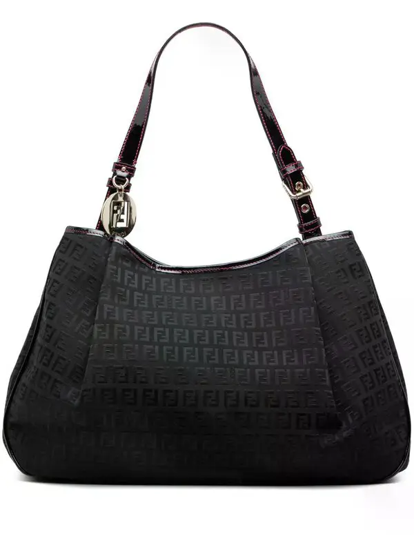 Fendi Zucchino Canvas Shoulder Bag