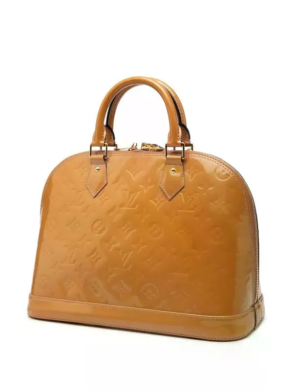 LOUIS VUITTON Monogram Vernis Alma Pm Handbag