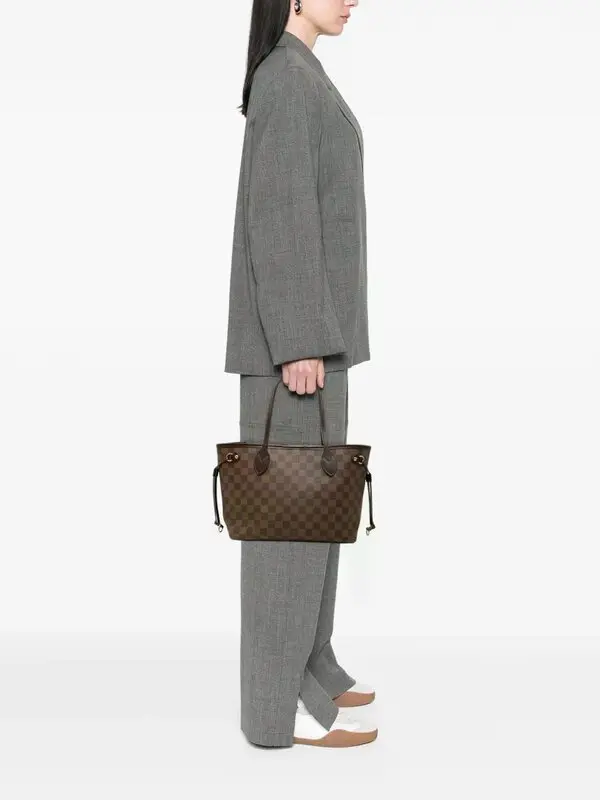LOUIS VUITTON Damier Ebene Neverfull Pm Tote Bag