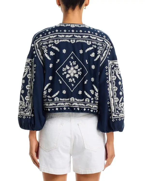 Veronica Beard Drake Embroidered Jacket