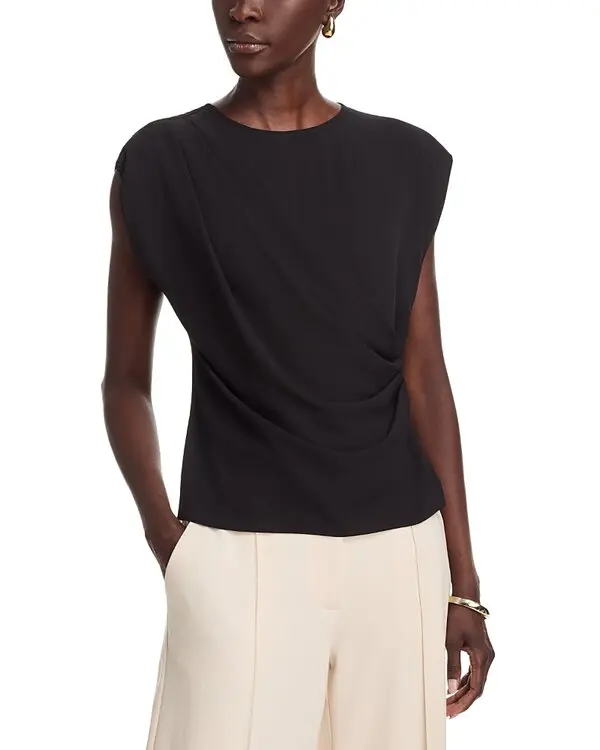 T Tahari Drop Shoulder Blouse