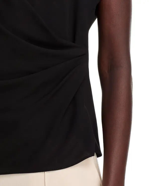 T Tahari Drop Shoulder Blouse