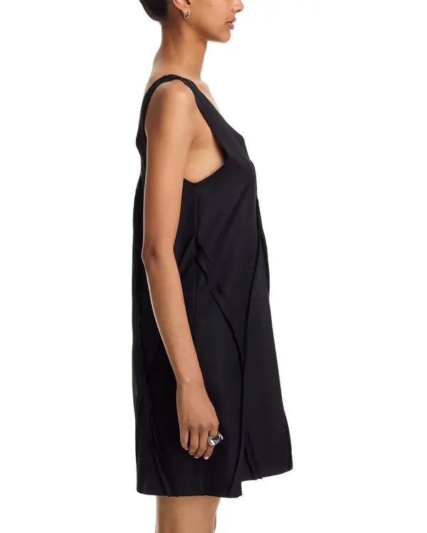 MAISON MARGIELA Fluide Satin V Neck Dress