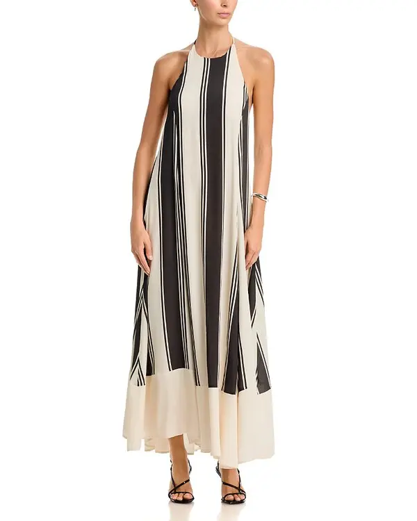 A.REN A. Ren Nika Sleeveless Halter Dress