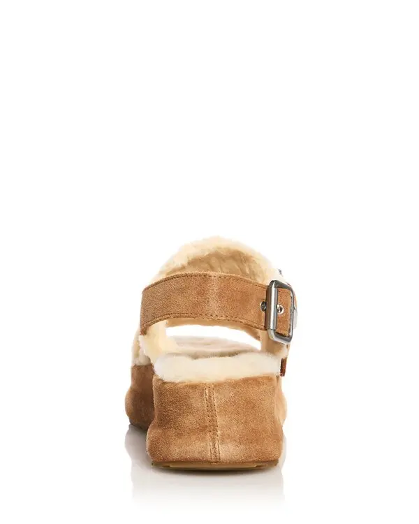 UGG Enwrap Shearling Sandals