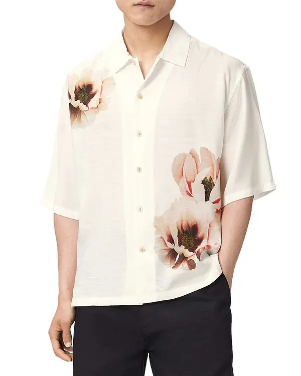 ALLSAINTS Floraison Floral Graphic Shirt