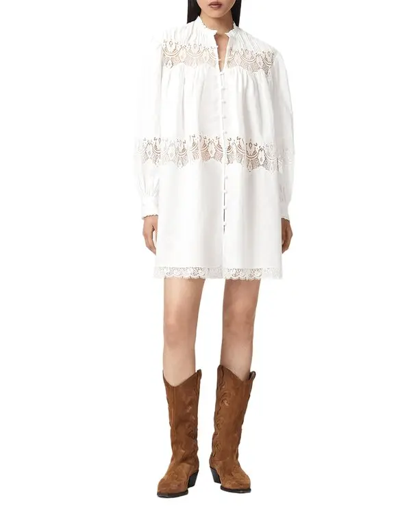 ALLSAINTS Talisa Dress With Lace Detailing