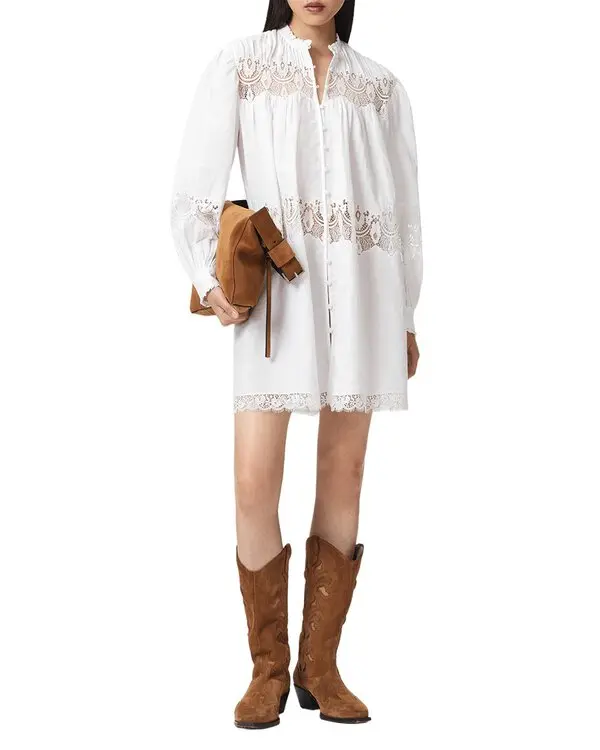 ALLSAINTS Talisa Dress With Lace Detailing