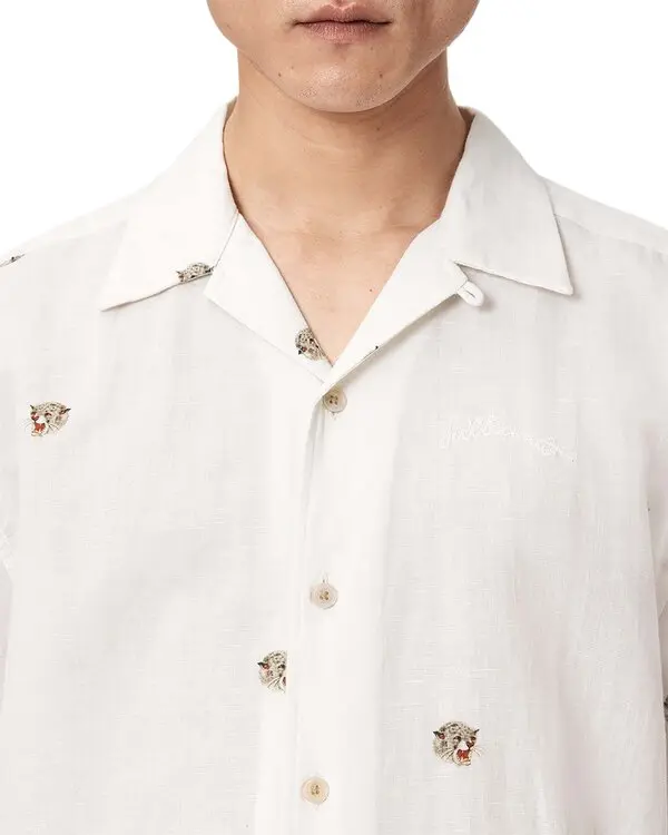 ALLSAINTS Feline Pattern Shirt