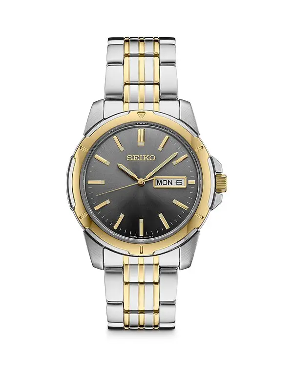 SEIKO Essentials Watch, 39mm - Black/silver
