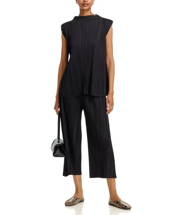Issey Miyake Mellow Pleats Pants - Black