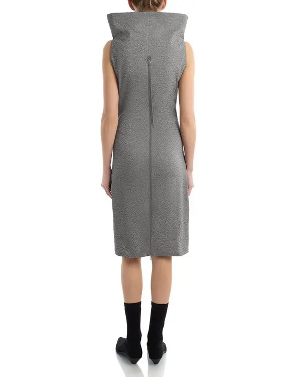 Issey Miyake Sleeveless High Neck Dress